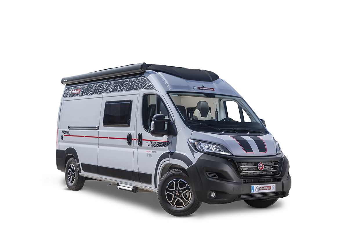 Motorhome Challenger, van, semintegrali i mansardati